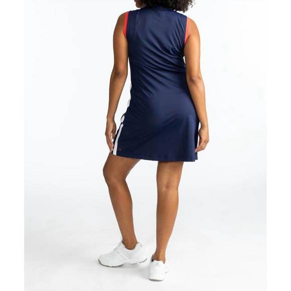 Kinona | Dresses | New Kinona Flagstick Sleeveless Golf Dress In Navy ...